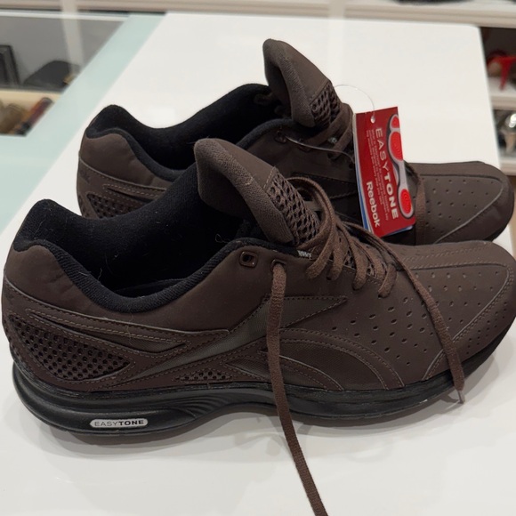 Reebok | Shoes | Reebok Easy Tone Mens Dark Brown Athletic Shoes | Poshmark